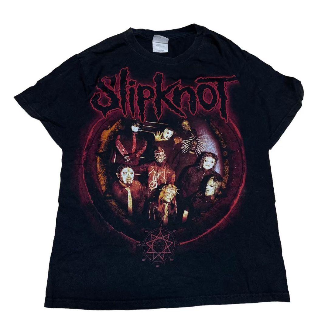 Slipknot　スリップノット　古着　黒　M　ロックバンド　ヘビメタ　Tシャツ