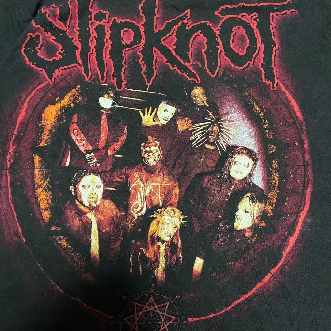Slipknot　スリップノット　古着　黒　M　ロックバンド　ヘビメタ　Tシャツ