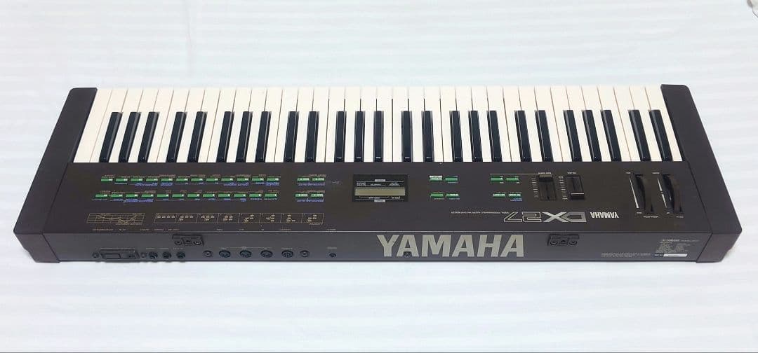 YAMAHA DX27 FM音源 61鍵 ヤマハ シンセ 80年代 出音難あり