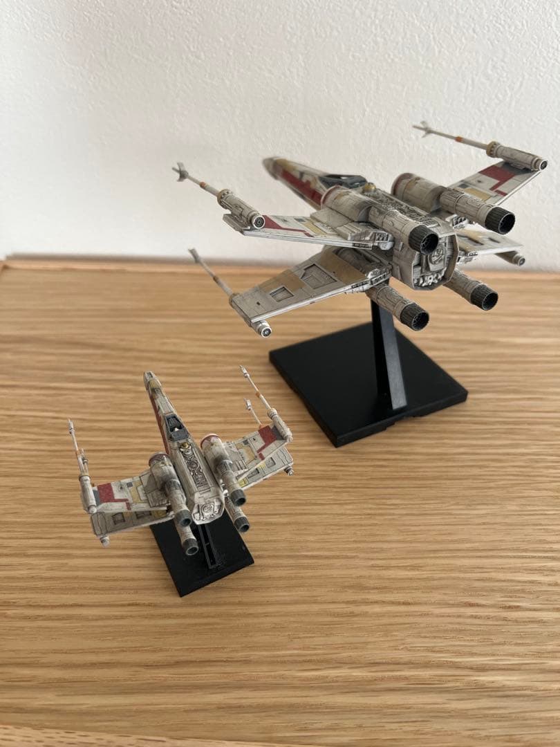 スターウォーズ　X-Wing Fighter プラモデル完成品　2機セット