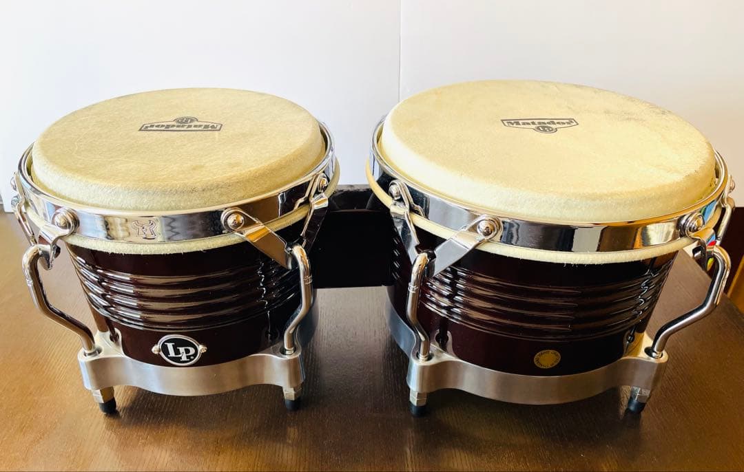 M201 Matador Wood Bongos / Dark Brown, …