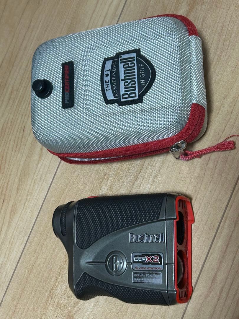 Bushnell Tour V4 X2 ゴルフ用距離計 ケース付き