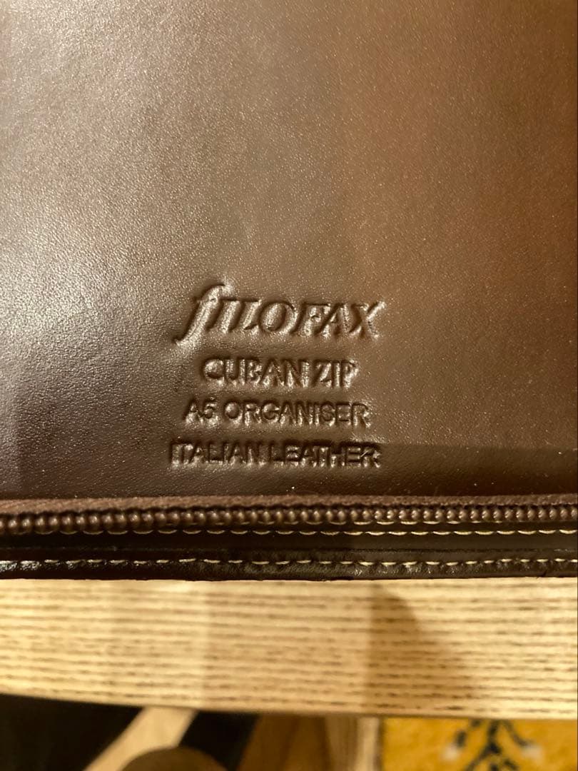 Filofax ブラウン レザー マルチケース