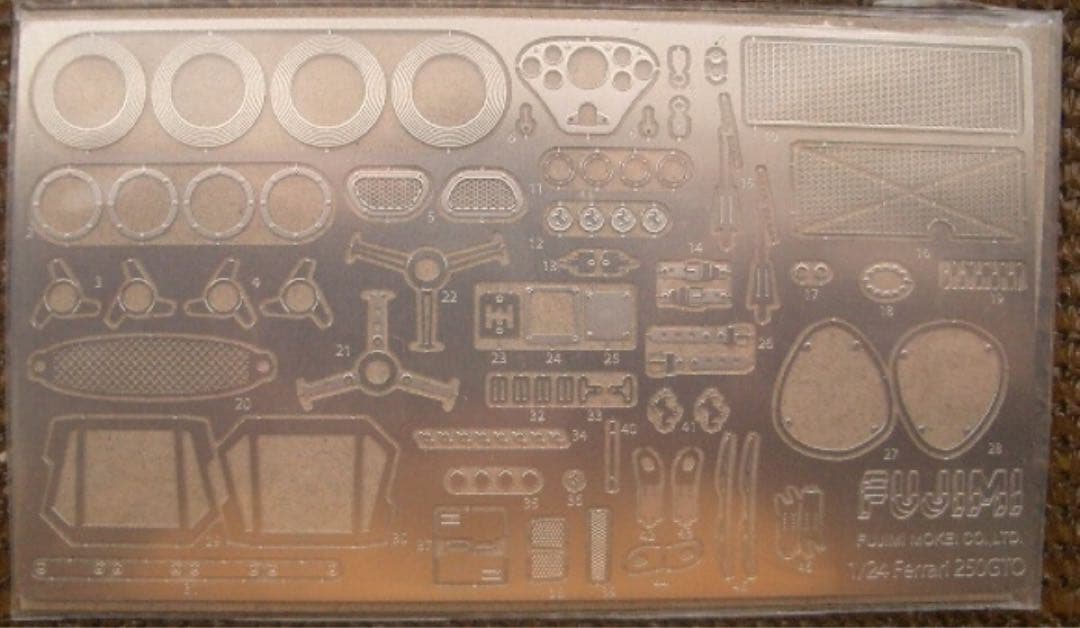 1/24 フジミ フェラーリ 250GTO エッチングパーツ付き