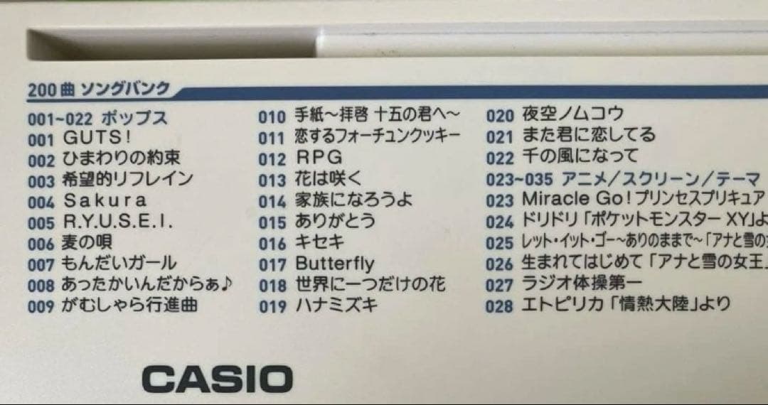 CASIO カシオ 光ナビゲーションキーボード　LK222