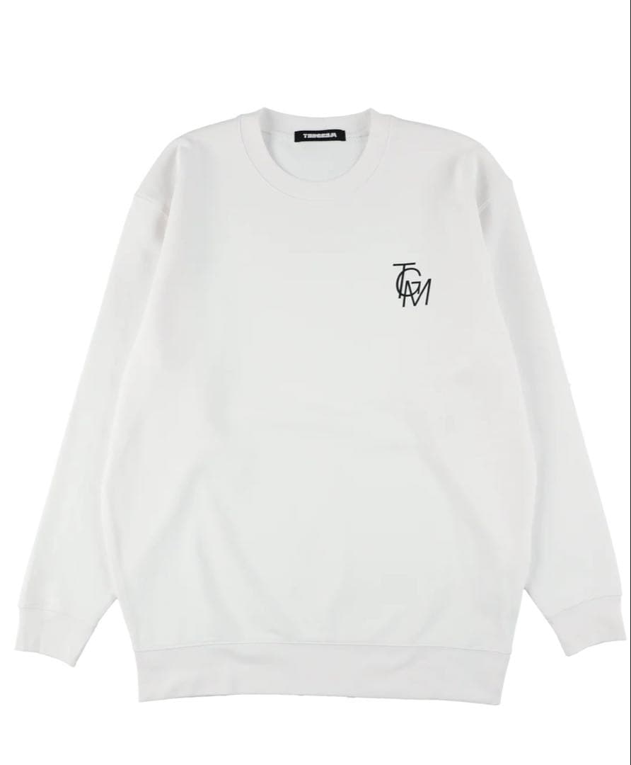 TANGRAM TSL LOGO SWEAT CREW WHITE （M）
