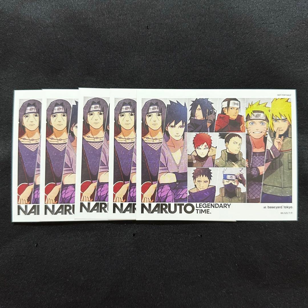 NARUTO うちはイタチ オーロラ缶バッジ ベースヤード ステッカー 特典