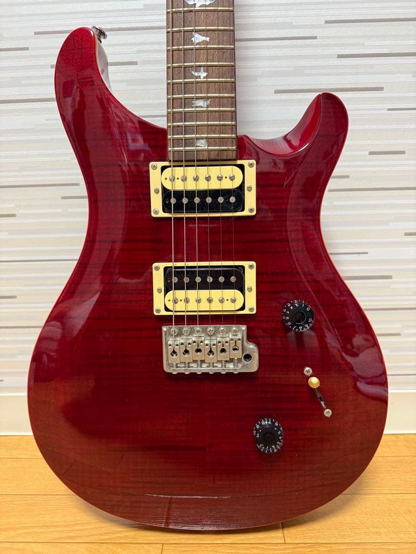 PRS SE custom24 赤/レッド　ギター
