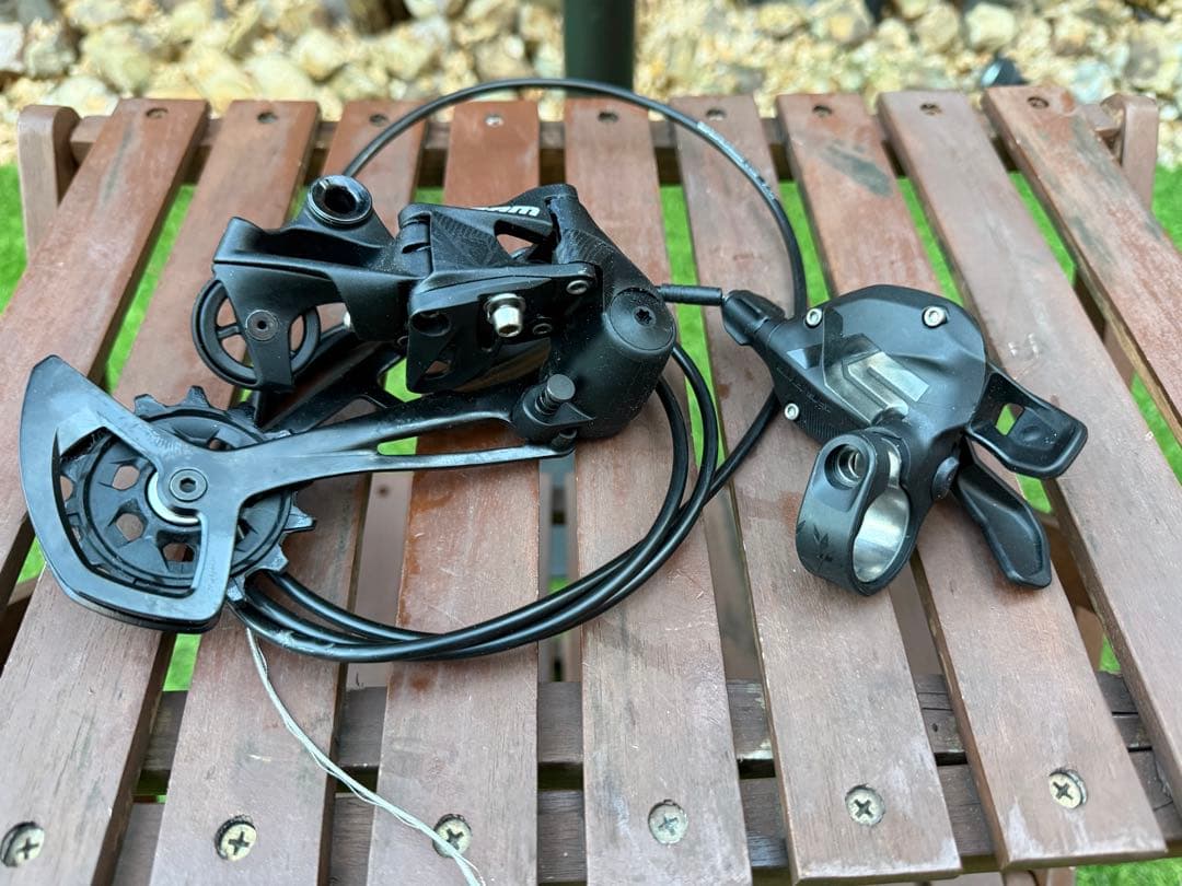 パーツ sram sx rear derailleur & lever set