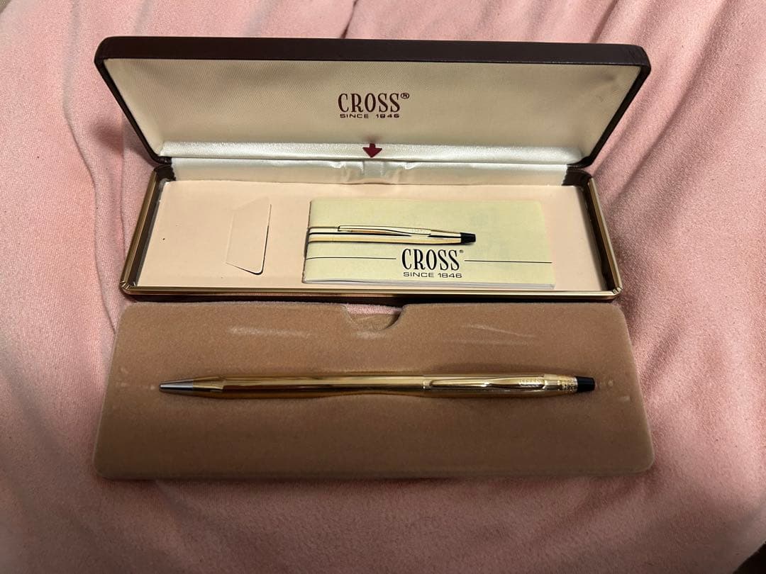 美品　CROSS クロスボールペン　10金張No.4502