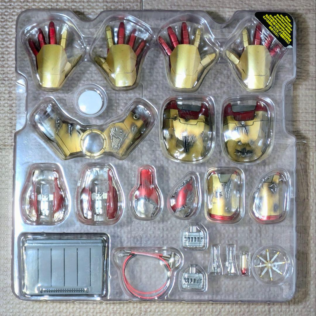 ホットトイズ 1/4 QS008 アイアンマン マーク42 　スタンド欠品