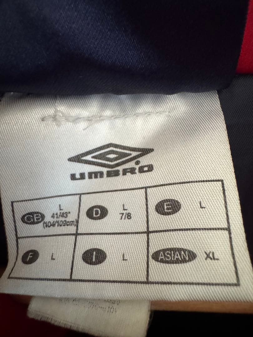 希少　美品　90s UMBRO アンブロ　イングランド代表　トラックジャケット