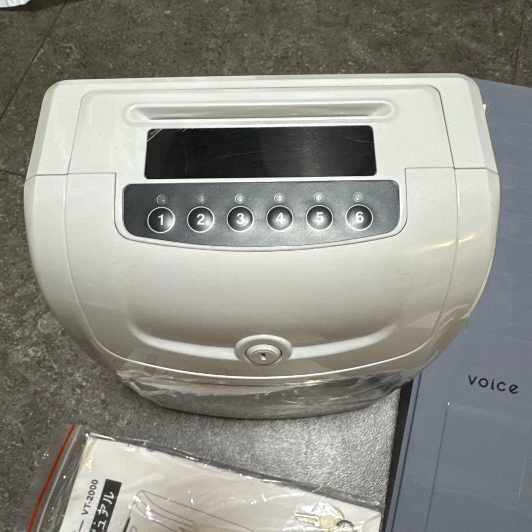 voice VT-2000 タイムレコーダー タイムカード本体と用紙