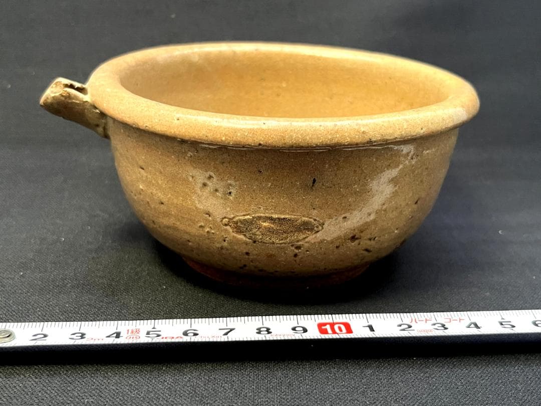 片口■古唐津片口鉢 江戸期 酒器 古美術 時代物 骨董品 コレクター所蔵品■