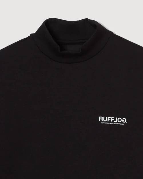 メンズウェア RUFFLOG L/S BACK LOGO MOCK NECK