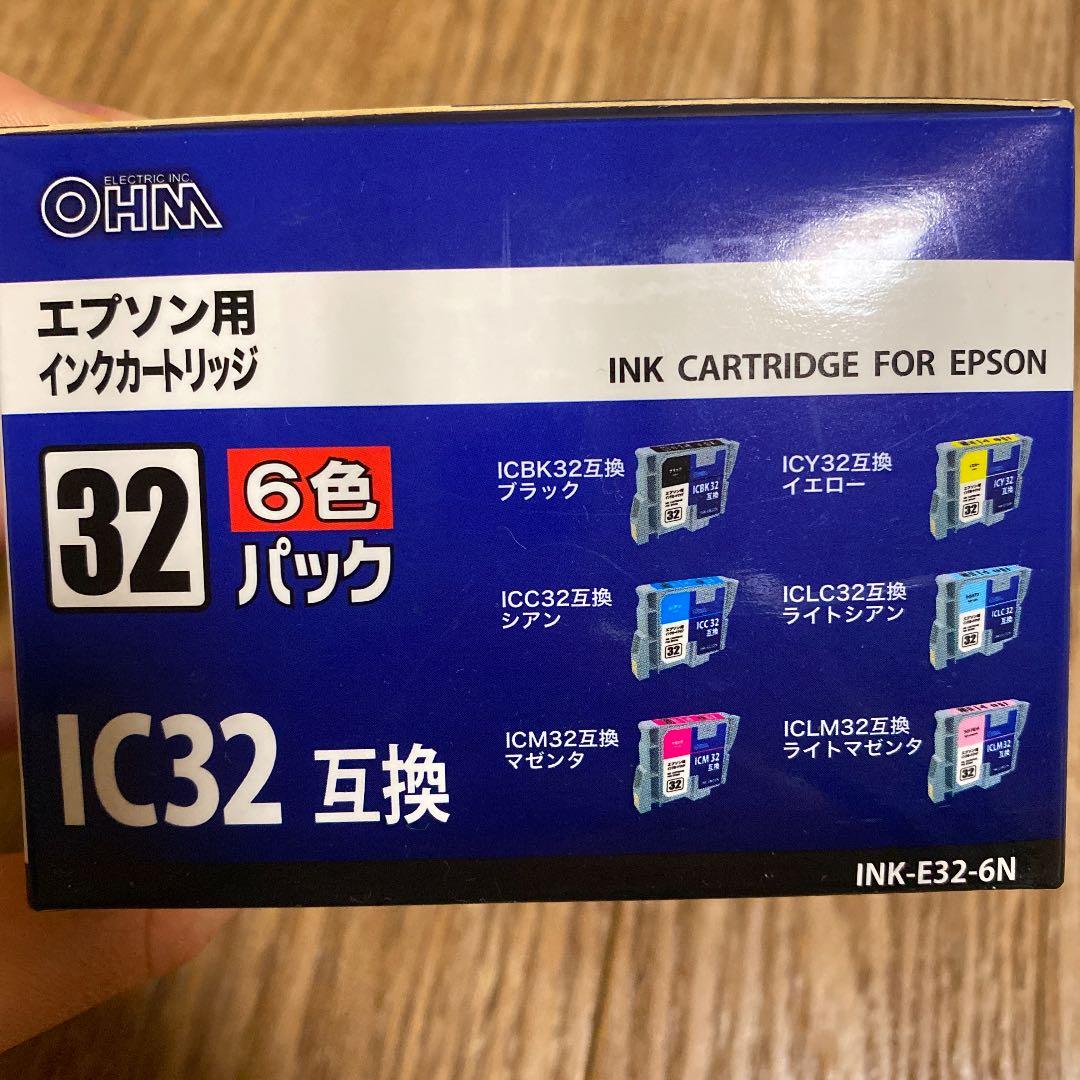 OHM INK-E32-6N (エプソン用インクカートリッジ)