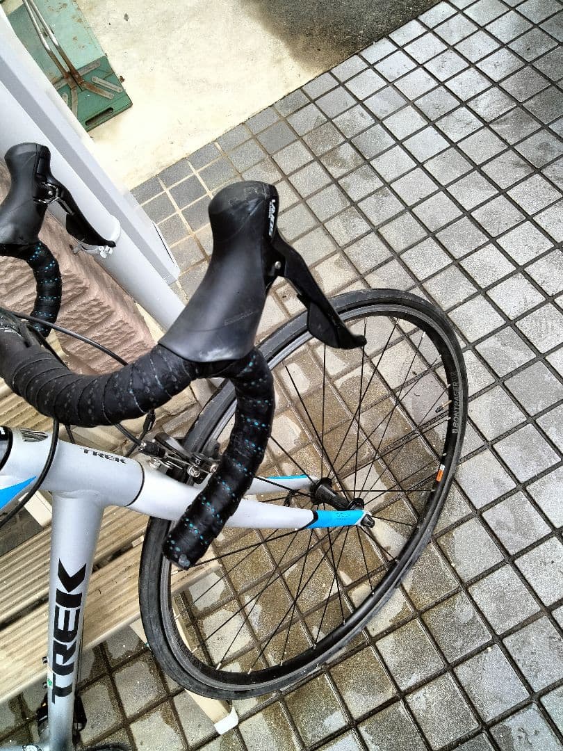 引取限定　TREK domane　シルバー　ブルー　サイズ５２ｃｍ