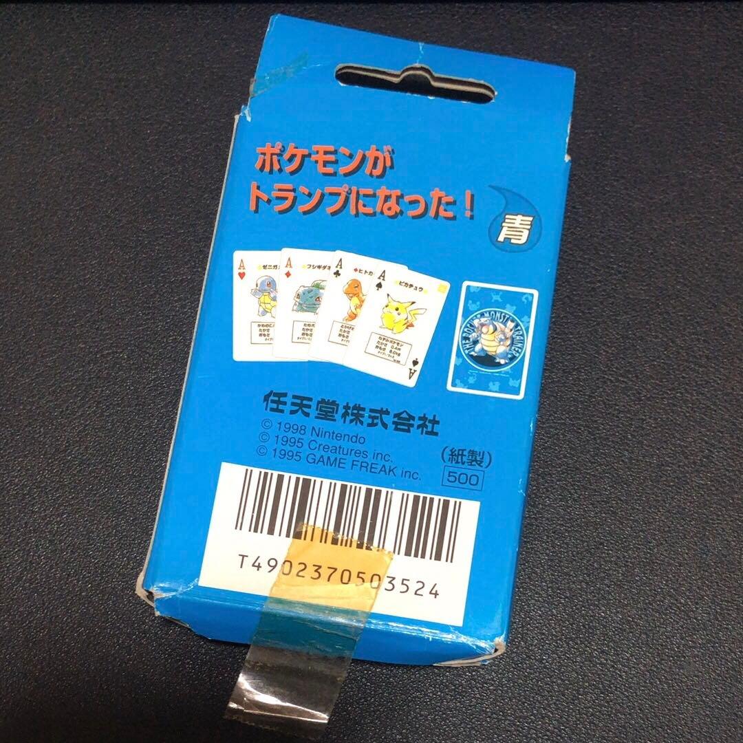 【希少】ポケットモンスター青　トランプ Nintendo 1998 初代ポケモン