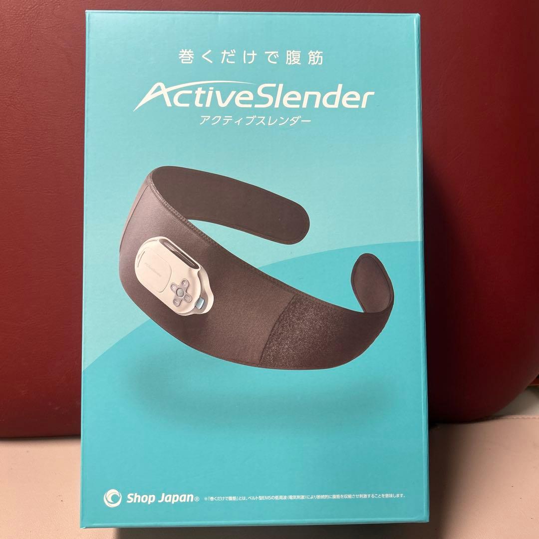 【送料無料】ActiveSlenderEMSベルト61〜100cm バット2個付
