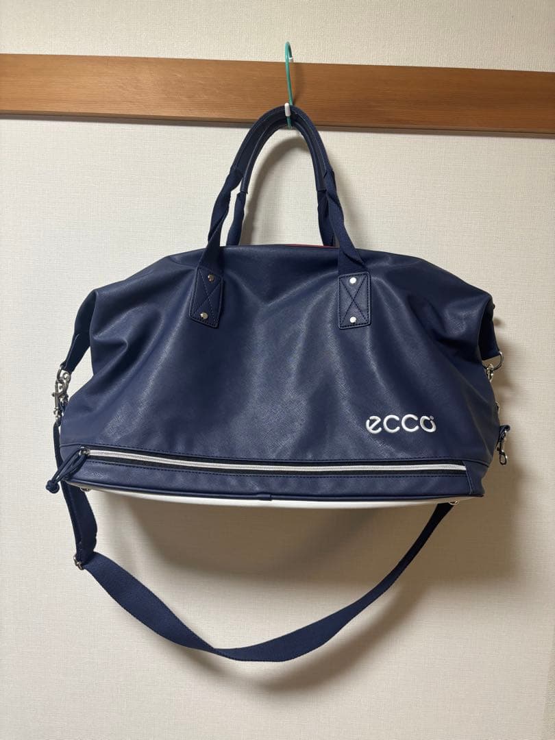 ecco ダッフルバッグ ネイビー　ボストンバッグ
