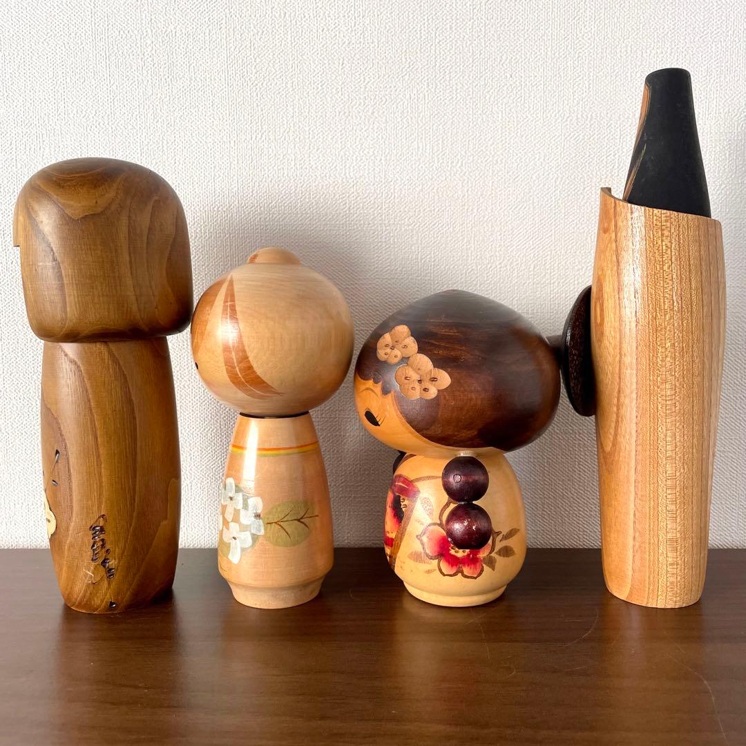 【2/6削除】 創作 こけし セット まとめ レトロ kokeshi 人形