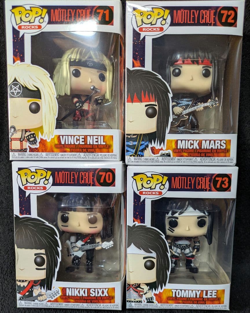 Funko POP! ROCKS MOTLEY CRUE 4体セット