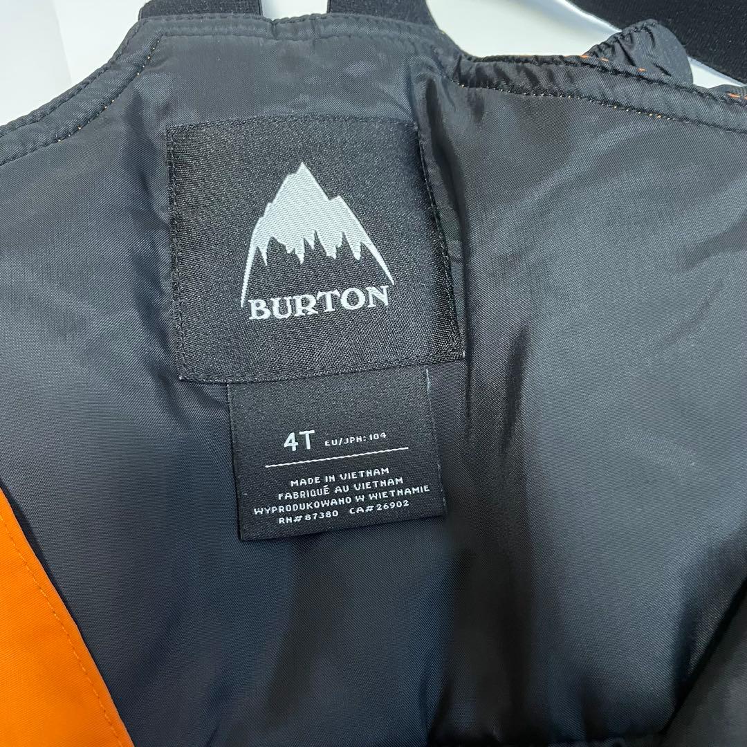 BURTON●キッズ●スノーボードウェアビブパンツ●4T