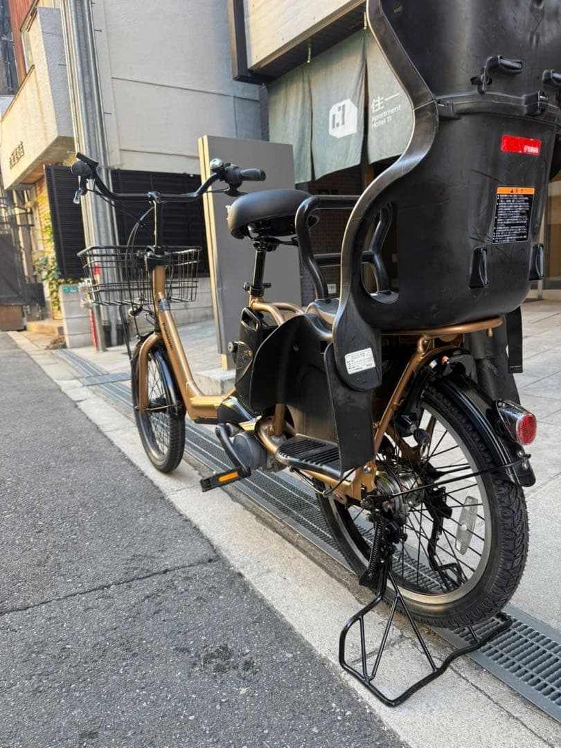 大阪府　子供乗せ　Panasonic 電動アシスト自転車 チャイルドシート付き