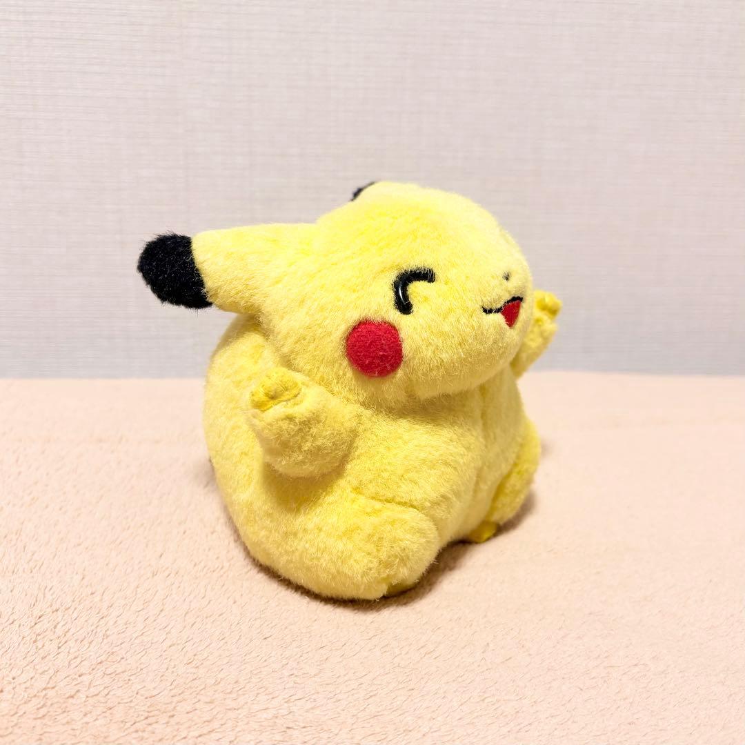 TOMY ポケモン バンザイ にっこり ピカチュウ 初期 ぬいぐるみ 美品