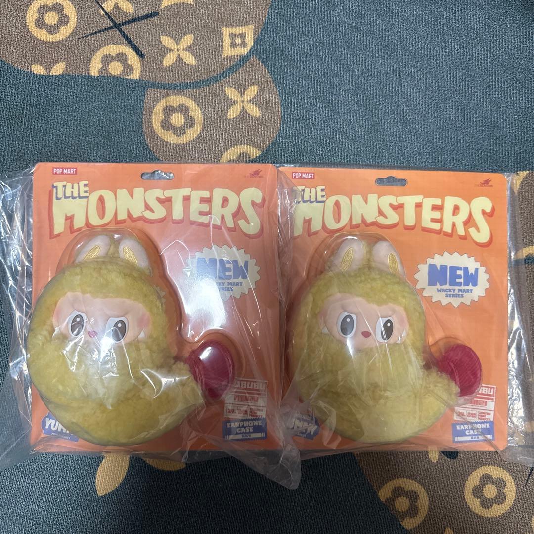 THE MONSTERS Wacky Mart イヤホンケース エビフライ 二つ