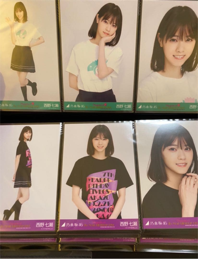 西野七瀬卒コンTシャツ＆7th バスラTシャツ