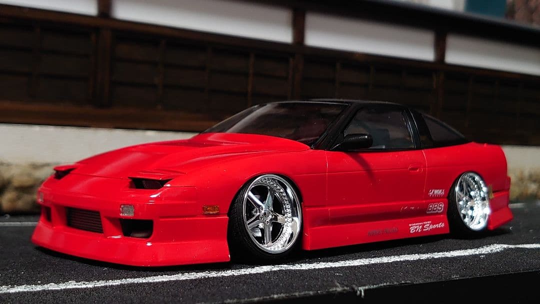 1/24 アオシマ bnスポーツ 180sx 完成品
