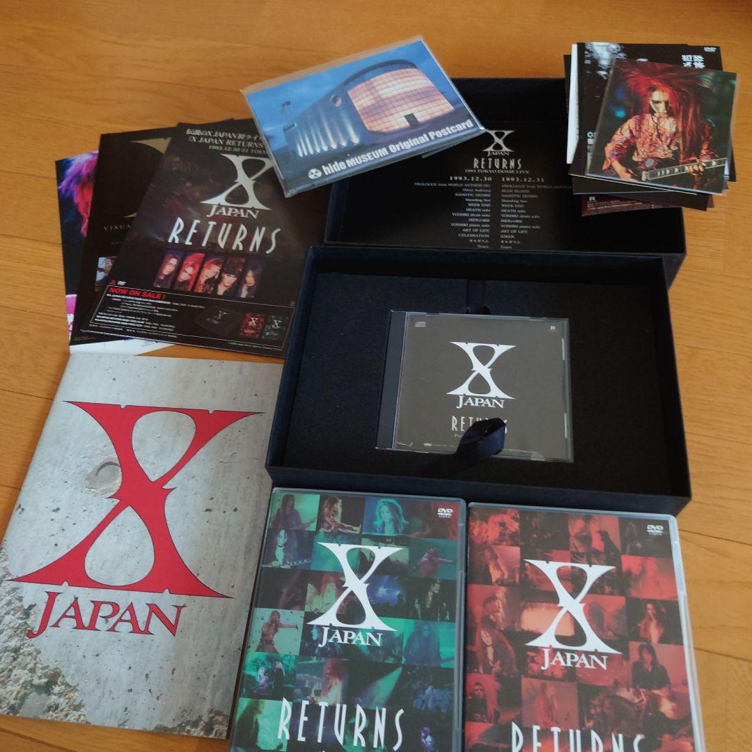 X JAPAN complete Ⅱ box ＆ RETURNS完全版 セット