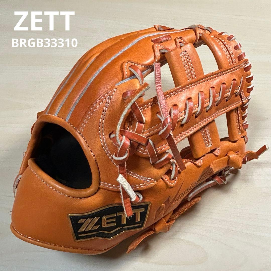 【美品】　ZETT ゼット　軟式グローブ ウイニングロード サイズ4 中・高生〜