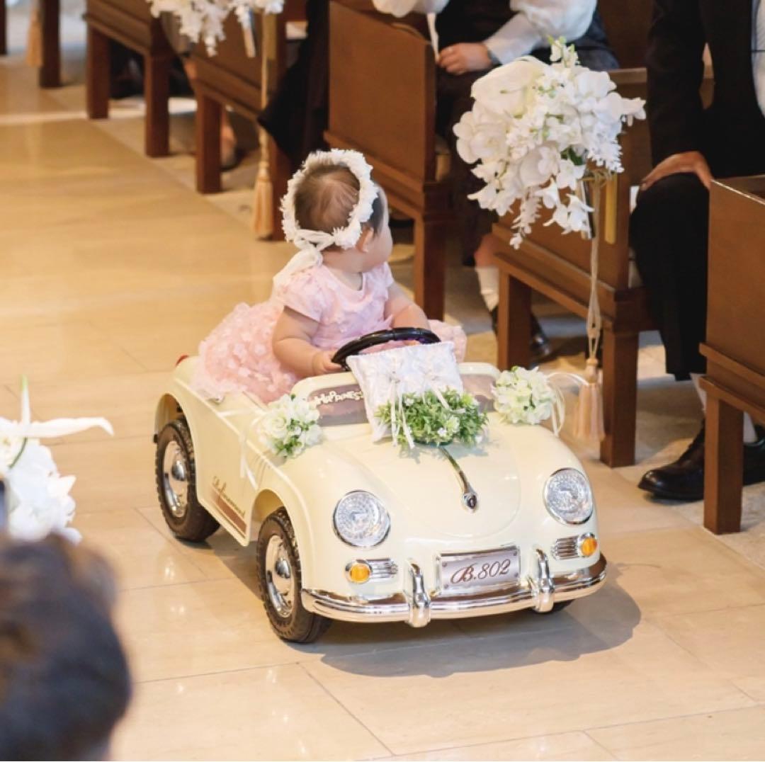 リングボーイ　結婚式　ラジコンカー　子供用 電動自動車