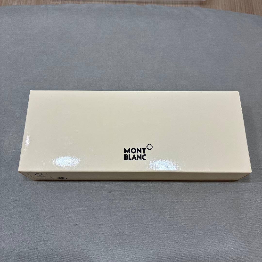 【未使用】MONT BLANC ボールペン 黒 レザーケース付き