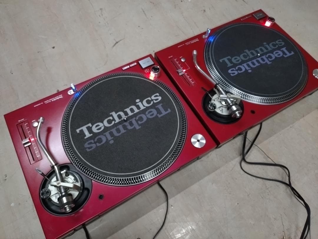 美品！レア！レッド！ Technics SL-1200 MK3D 2台セット！