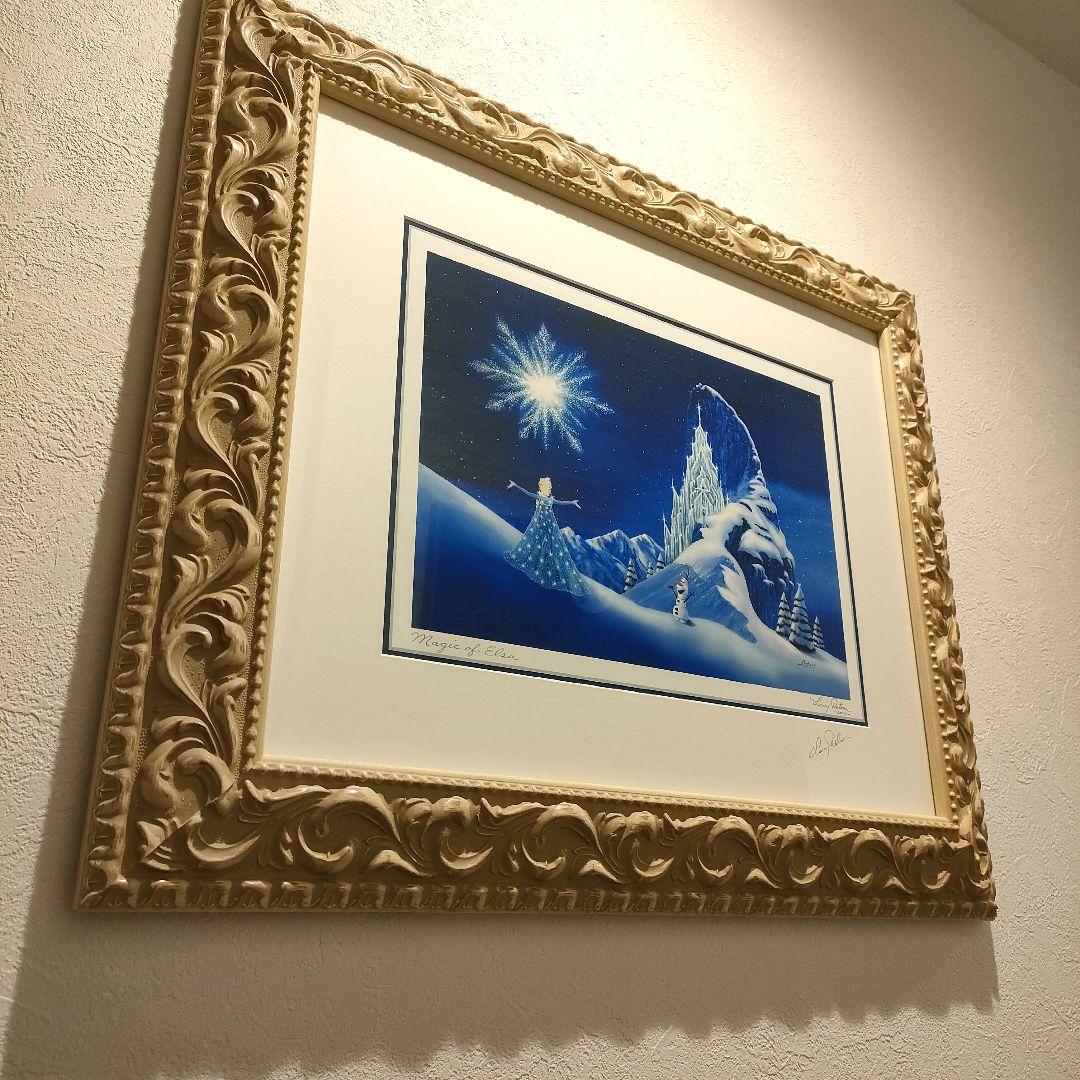 【限定品】アナと雪の女王 サイン入りアート Magic of Elsa