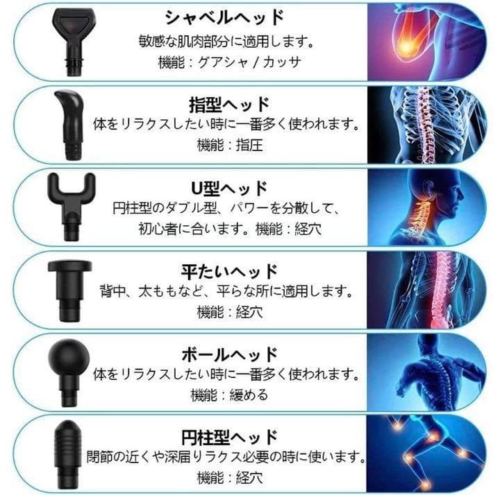 ❤現役カイロプラクター推奨❣プロも使う確かな実用性♪❤超高性能マッサージガン