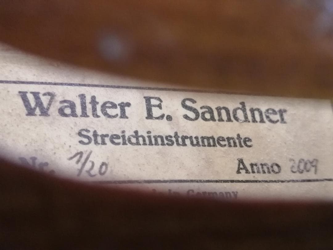 Walter Sandner ドイツ バイオリン