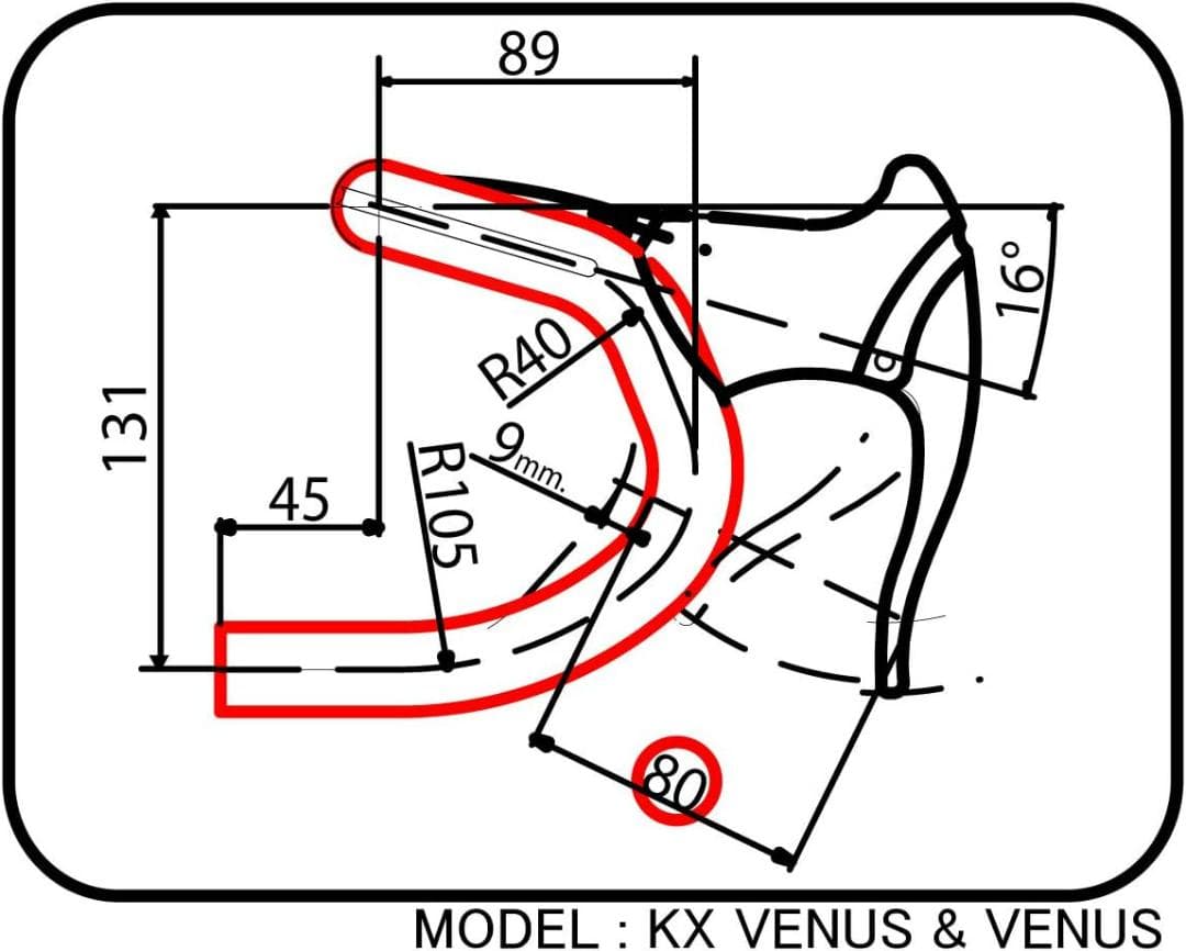 MODOLO VENUS(ビーナス)ドロップハンドルバー Φ26 36cm
