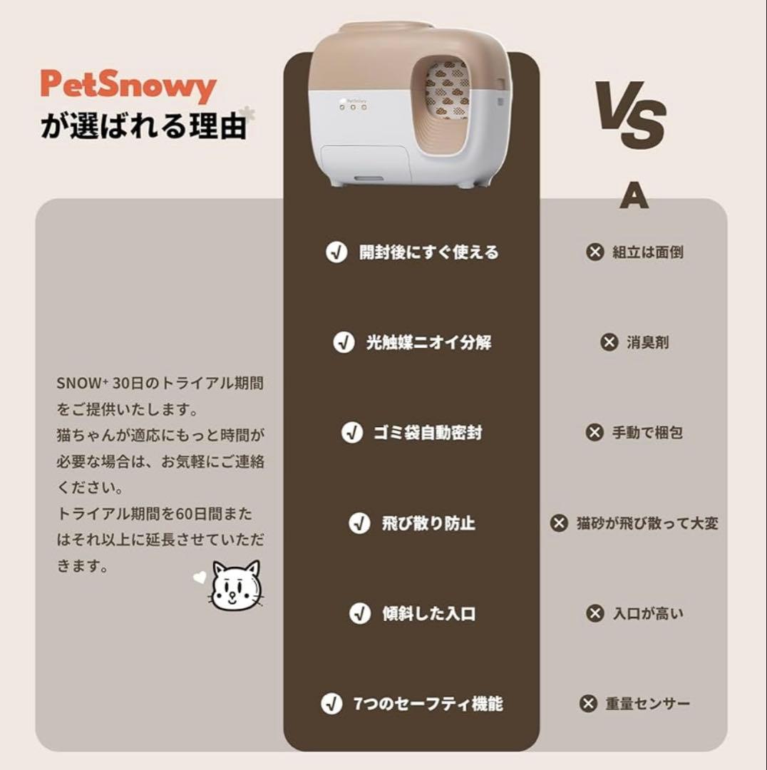 ⭐️未使用⭐️Pet y 全自動スマート猫トイレ