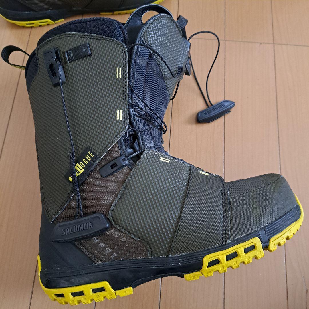 【25.5㎝】Salomon スノーボードブーツ ワイドフィット ブラック