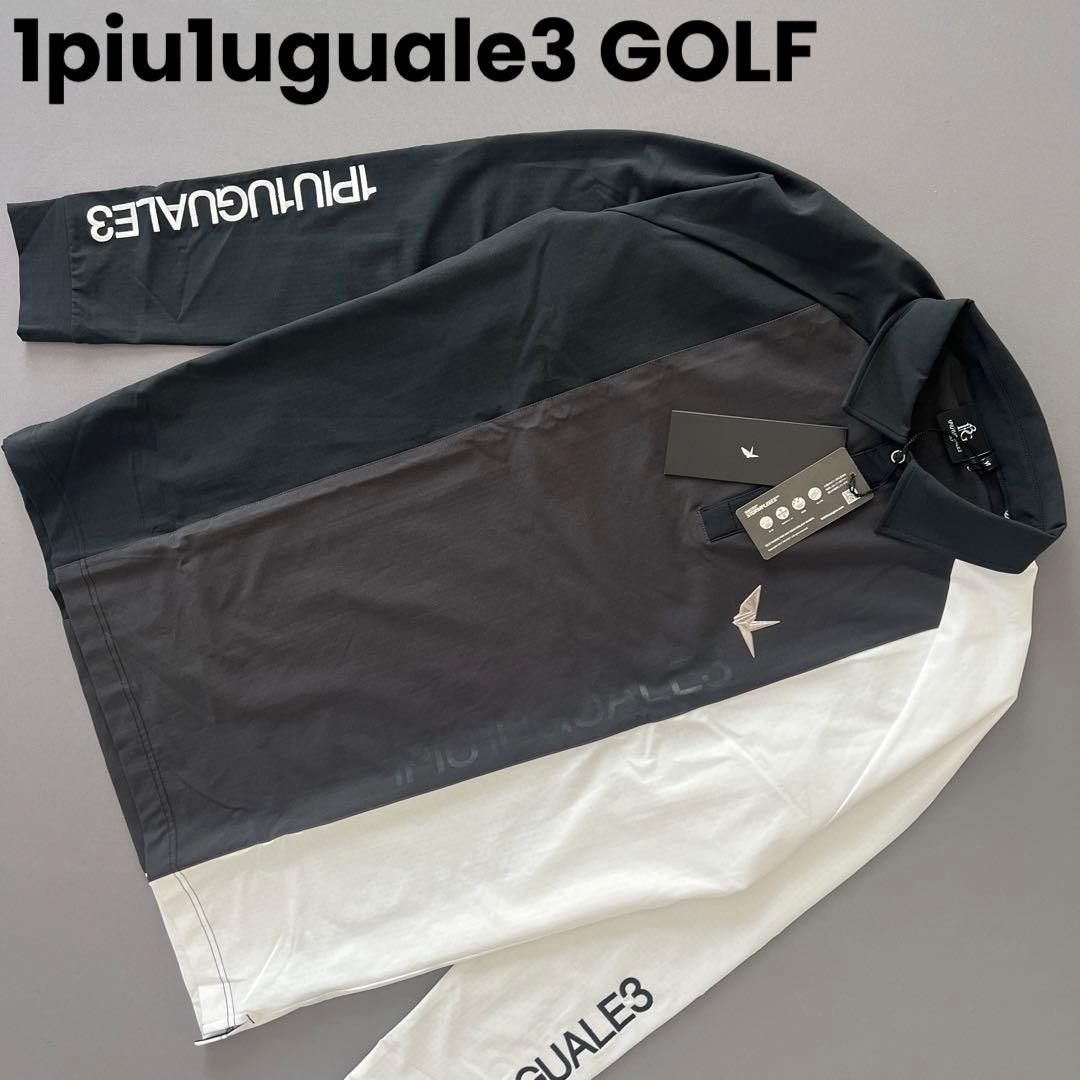 【新品】1piu1uguale3GOLF 現行　ポロシャツ　長袖　メンズ　ゴルフ