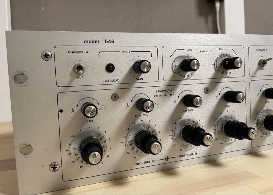 配信機器・PA機器・レコーディング機器 Urei - 546 Dual Parametric Equaliser