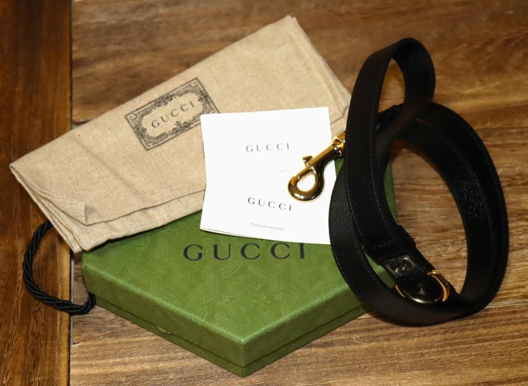 新品　GUCCI インターロッキングG ドッグリード