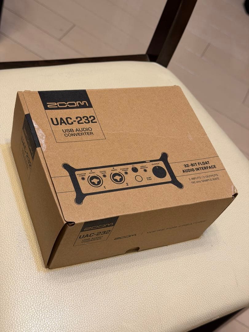 ZOOM UAC-232 箱有USBオーディオインターフェイス周波数192kHz