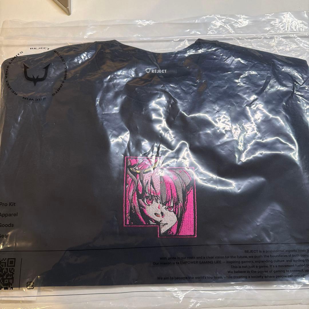 【新品】REJECT ぷるる JURI TEE BLACK Lサイズ