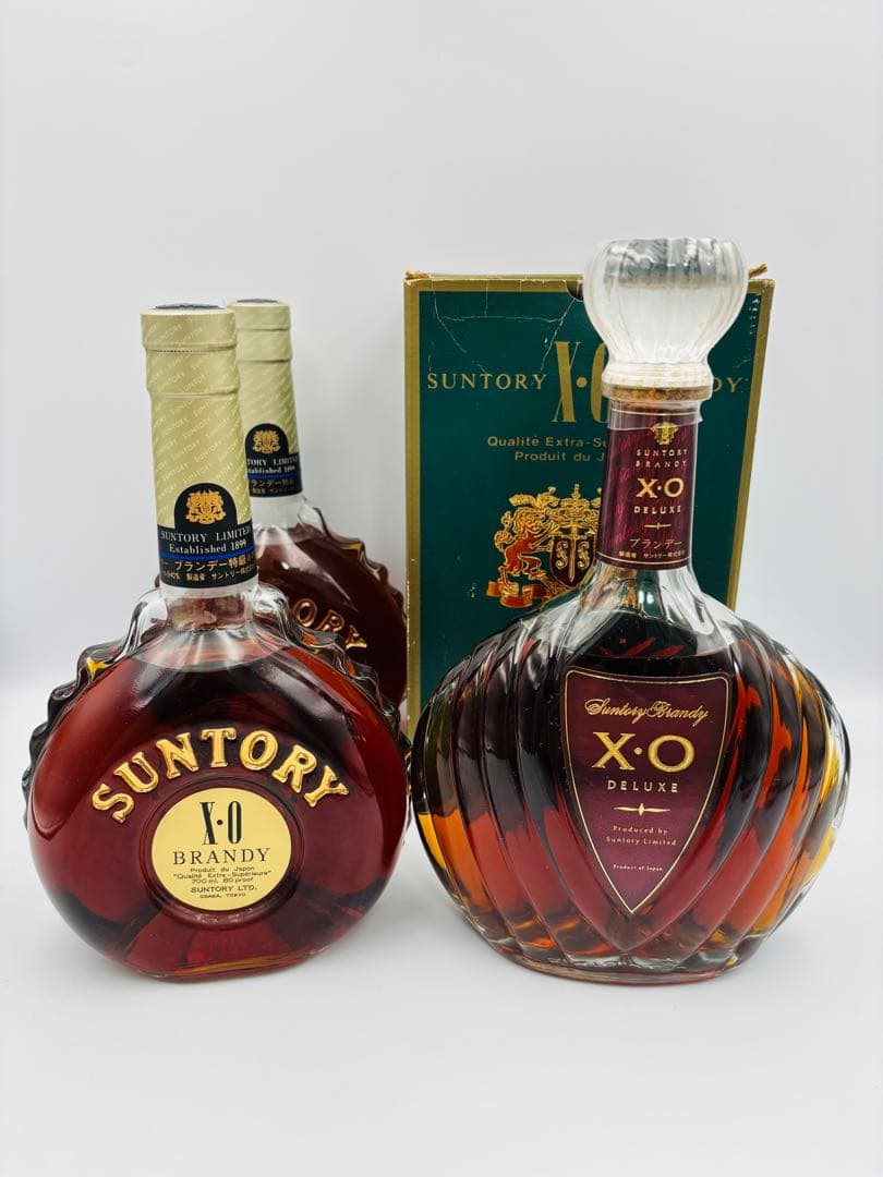 未開栓 SUNTORY サントリーXOデラックス 3本セット 700ml 40%