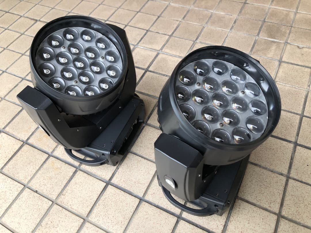 LED ムービングライト RGBW 19×15w 2台セット
